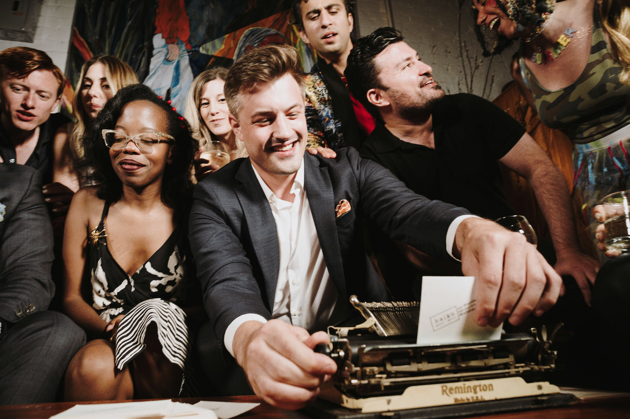 Haikuists Live Typewriter Poetry